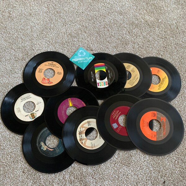 Vintage Vinyl Records Juke Box 45 RPM 7" for Crafting or Decorating ...