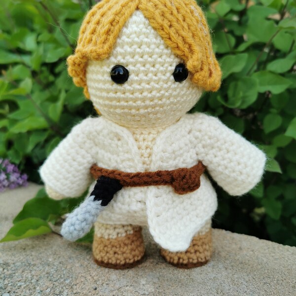 PATTERN LUKE SKYWALKER Star Wars - Tribute (crochet Pattern in English ...