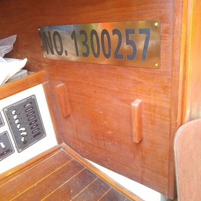 Coast Guard Documentation Placard, Vessel Official Number - Etsy