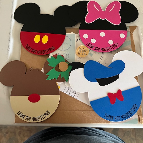 Mousekeeping Tip Envelopes; Mousekeeping Card; Housekeeping Card ...
