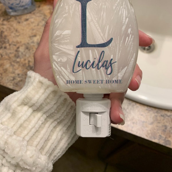 Family Initial Personalized Night Light, Gifts for Home - Etsy