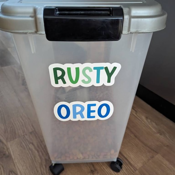 Personalized Custom Water Resistant Holographic Retro Girls Name Label ...