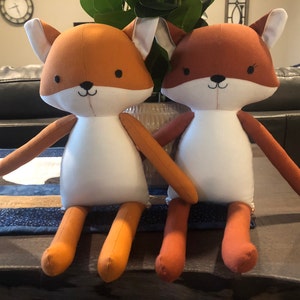 Fox Sewing Pattern PDF Make a Fox or Wolf Woodland Animal - Etsy