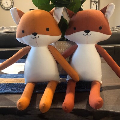 Fox Sewing Pattern PDF Make a Fox or Wolf Woodland Animal - Etsy