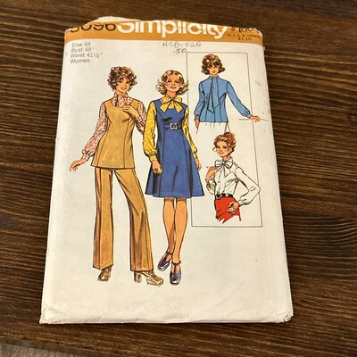 UNCUT 1987 Simplicity Pattern 8468. Size XL - Etsy