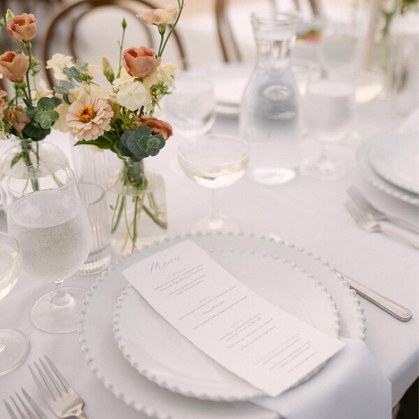 Handmade Paper Table Number Signs - Etsy