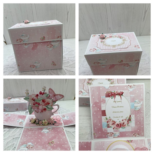 Print & Make ~ Pop-up Teacup Card (A4 and Letter Size) - Etsy