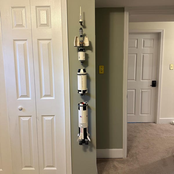 Wall Mounting Kit for Displaying Apollo Saturn V Rocket - Etsy