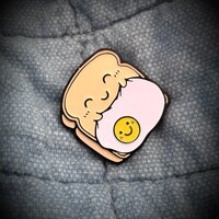 Sleepy Toast Pin - Etsy Canada