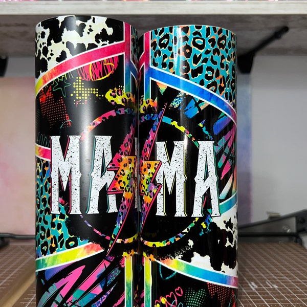 LEATHER BOXER PROFILE Sublimation Design 20oz Skinny Tumbler Digital ...