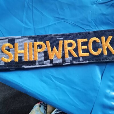 RUGGED TOUGH Tactical 2 Inch Name Tape With Hook Fastener Sewn to Back ...