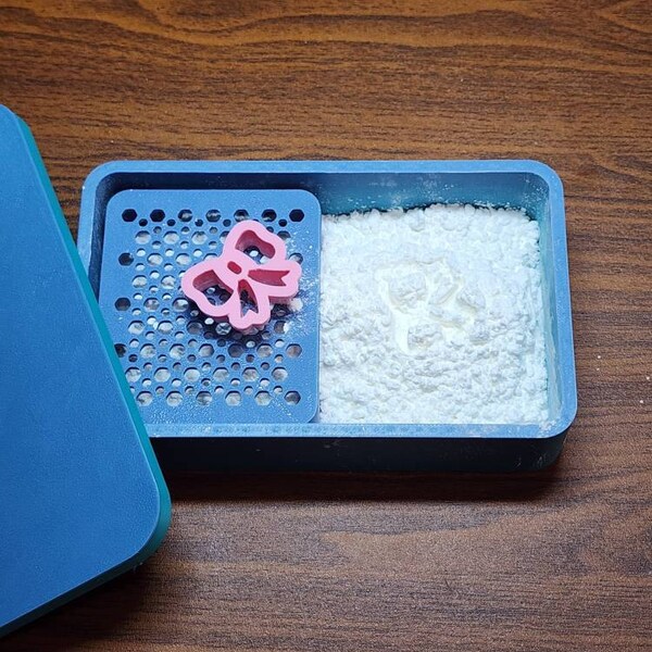 Cornstarch Tapper Box - Cornstarch Container - for Stud Earring - Etsy