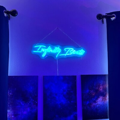 Burger Holic Neon Sign Custom Burger Bar LED Neon Light Fast Food Shop ...