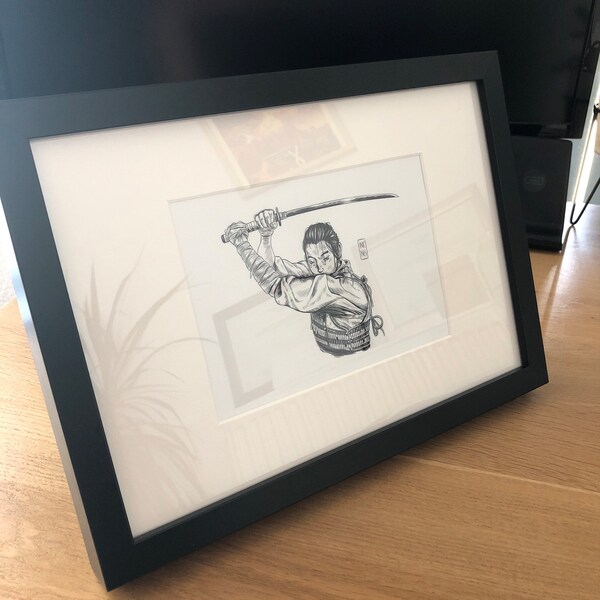 Black Wolf Chained Red Background Wolf Wall Art Gothic Home Decor Dark ...