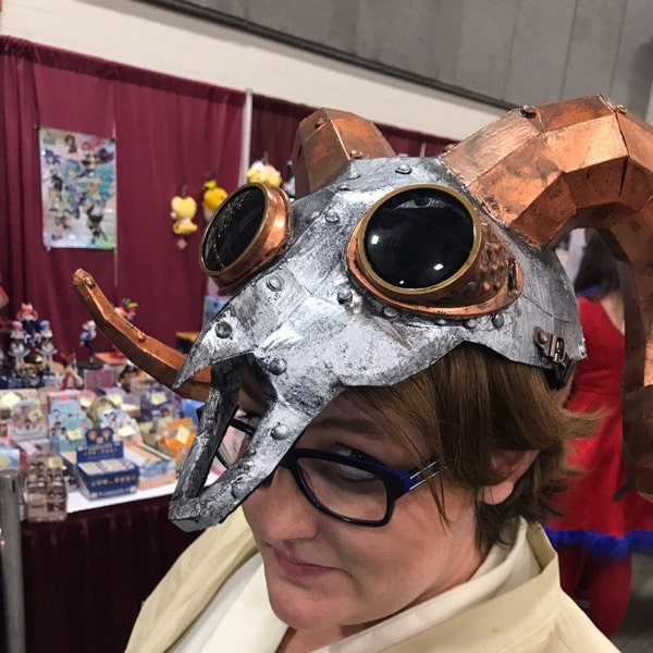 Ram Skull Papercraft Mask, Download and Make Your Own Party Mask ...