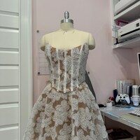 The Moonlight Corset. Strapless Corset Bustier, Ladies Downloadable ...