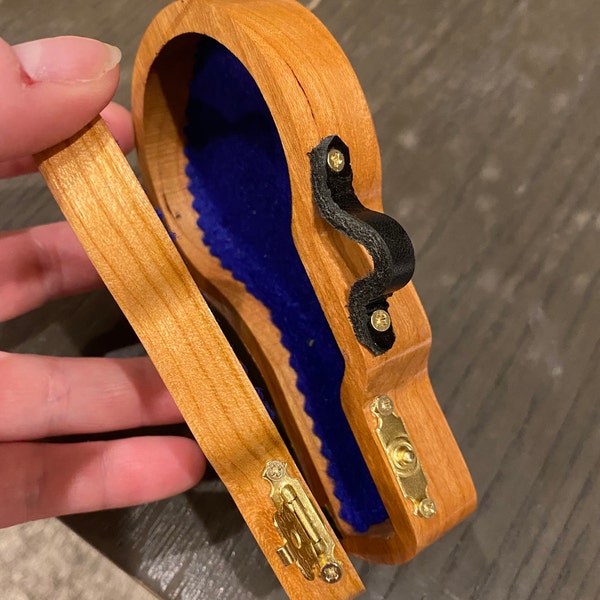 Guitar Banjo Mandolin Dobro Ukulele Fiddle Key/fob Ring; Handcrafted ...