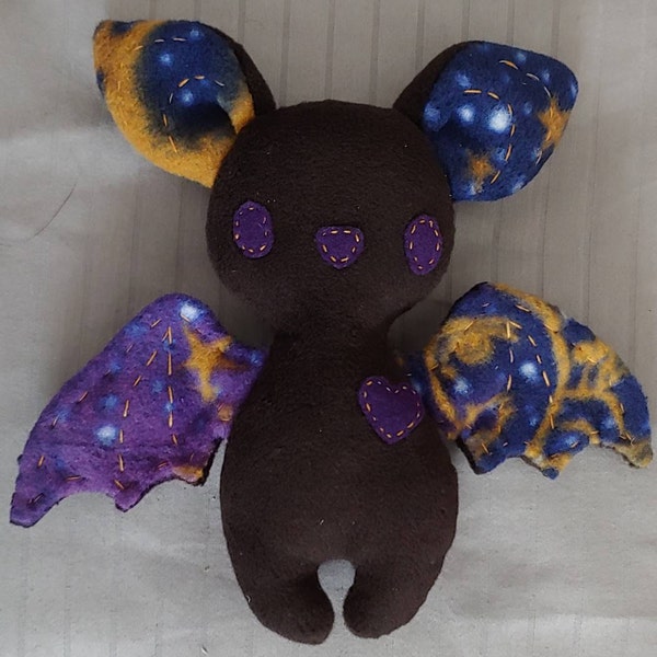 Halloween Bat Sewing Pattern and Tutorial Style Instructions Stuffed ...