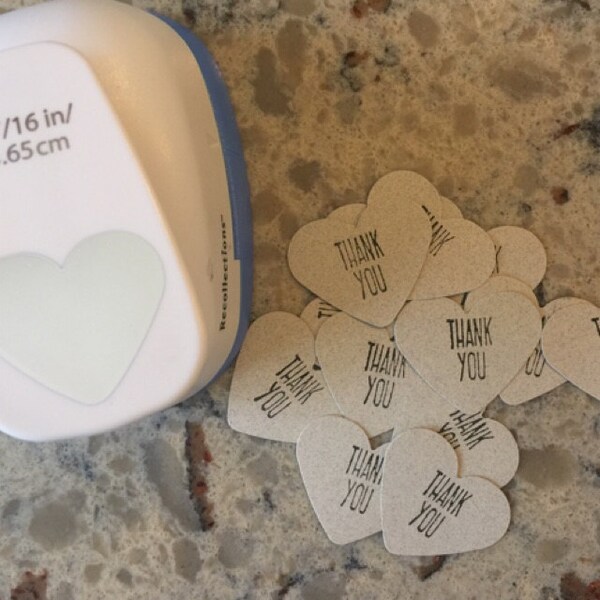 Mini Thank You Rubber Stamp - Etsy