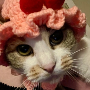 Flower Sun Hat 2 Different Styles Purple and White cat | Etsy