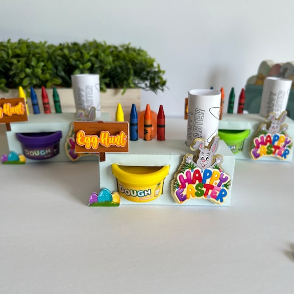 Play Doh & Crayon Box SVG Template: DIY Activity Box (digital Download ...