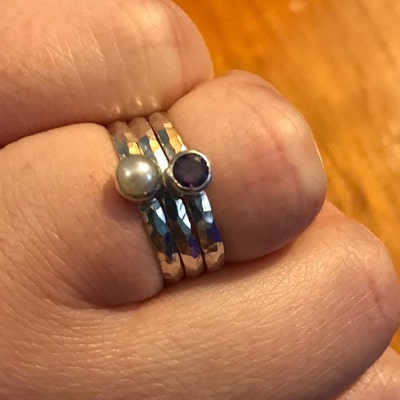 Pure Love Ring Set, Anniversary Gift, Gift for Wife, Gift for ...