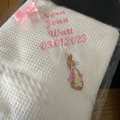 Peter Rabbit Bath Towel Gift Set Beatrix Potter/ Personalised Towel Set ...