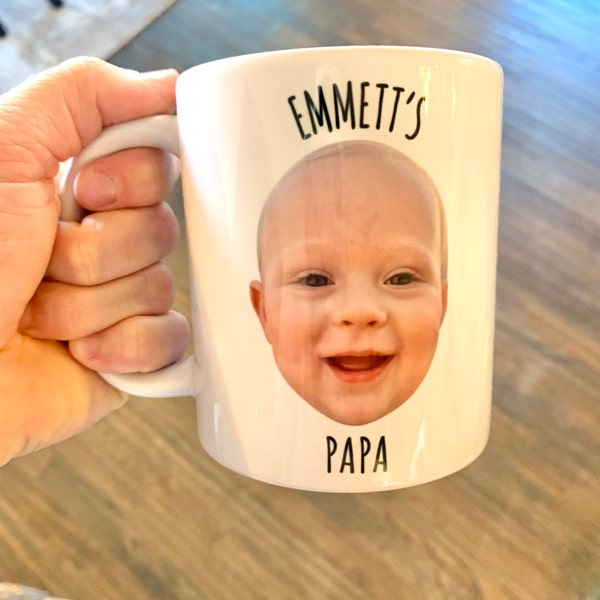 Custom Baby Photo Mug, Customized Photo Mug, Face Mug, Custom Photo Mug ...