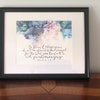 Genesis 1:1 Bible Verse Wall Art, Alcohol Ink Painting, Fluid Art Print ...