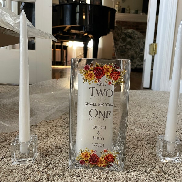 Custom Unity Set for Wedding, Unity Set Personalized, Handmade Unity ...