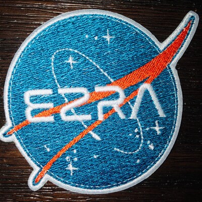 NASA Patch Blue Gradient Space Exploration Astronomy Embroidered DIY ...