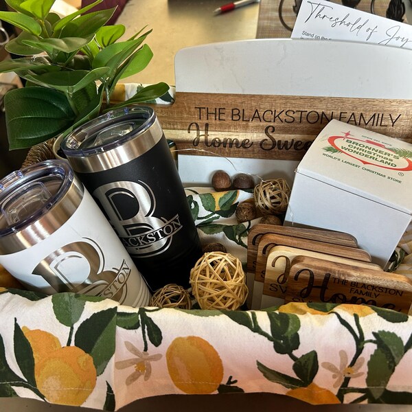 New Home Realtor Closing Gift Basket, Gift Basket for New Home Owner ...