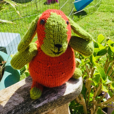 Cheryl the Dutch Rabbit Knitting Pattern PDF Instant Download knitted ...