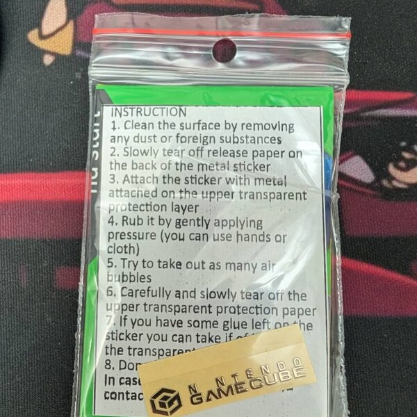 Gamecube Gold Metallic Label / Aufkleber / Sticker / Badge / Logo 163c ...