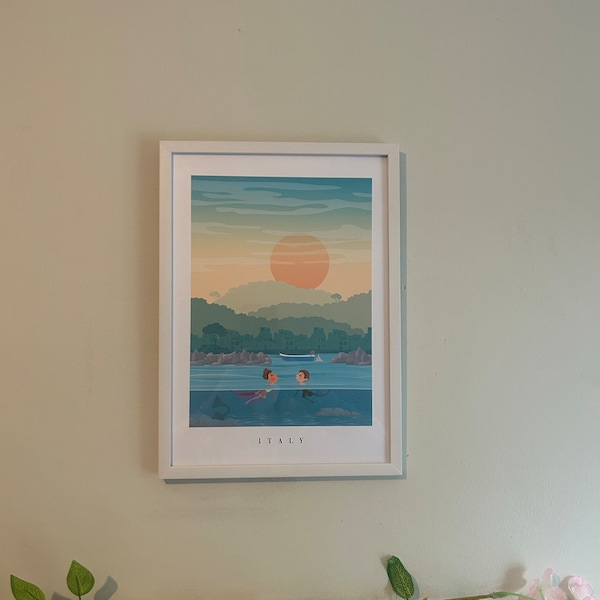 Wall-e Inspired Print | Earth Skyline | Disney Landscape | Disney ...