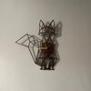 Fox Clock - Geometric Wooden Fox Clock - Full Fox. Perfect for Fox ...