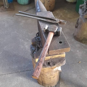 Blacksmith Hot Punch Rounding Hammer 2.2lb Square Punch - Etsy