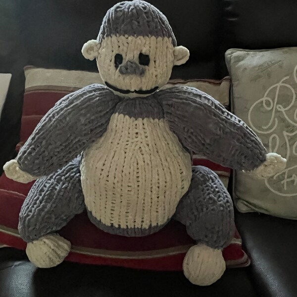 Mummy and Baby Gorilla Knitting Pattern PDF - Etsy