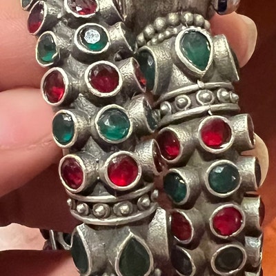 Indian Gold Bangle Pair/antique Gold Kadli/dull Gold Peacock Bangles ...