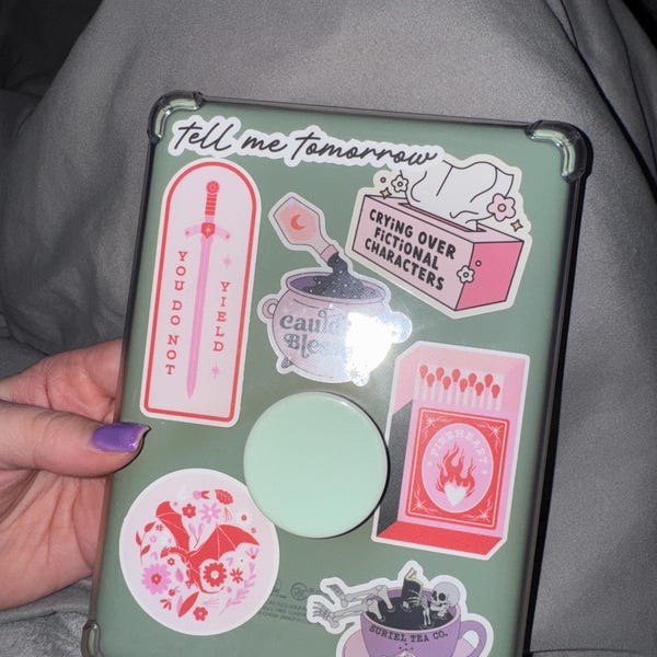 Shadow Daddy Heart Sticker, Romantasy Kindle Sticker, ACOTAR Sticker ...