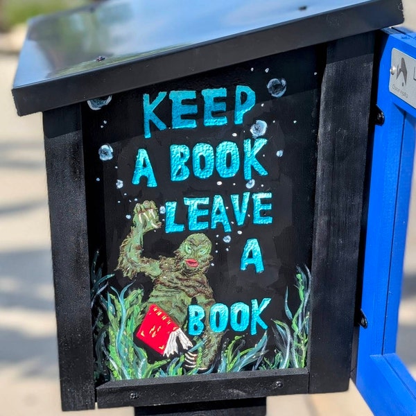 LITTLE FREE LIBRARY® Post and Topper Kit, Amish Crafted, Support the ...