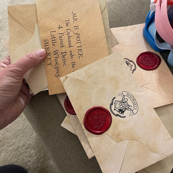 The Original Handcrafted Wizards Acceptance Flying Letter Banner - Etsy ...