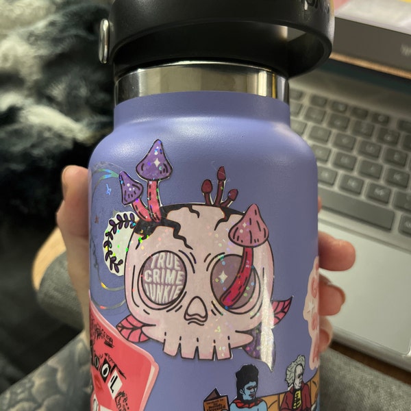 Spilled Ink Drip Writer Quote Waterproof Vinyl Sticker | Gifts for ...