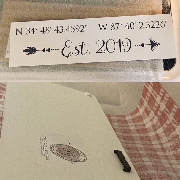 Personalized Wedding Gift | GPS Sign | Custom Coordinates Sign | Mother ...