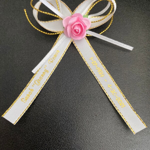 Set of 12 Sweet Fifteen Personalized Favor Ribbons, Custom Ribbon ...