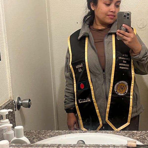 Embroidery Graduation Stole | Personalized Nursing Stole | Custom Text ...