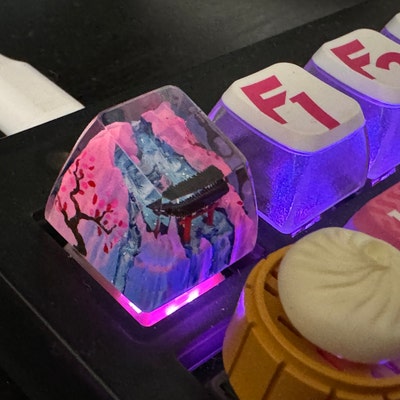 Torii Gate Artisan Keycap, Japanese Keycaps, Artisan Resin Keycap ...