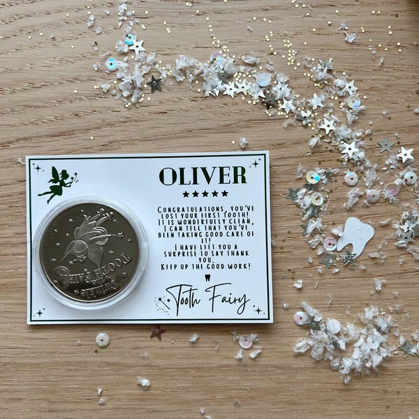 Tooth Fairy Confetti Tooth Fairy Receipt Tooth Fairy Magic First Lost ...