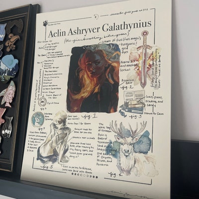 Hand Painted Bryce Quinlan Art Print Officially Licensed Crescent City ...