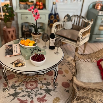 1:24 Miniature Dollhouse Half Inch Book Shelf Furniture Ikea Flisat ...